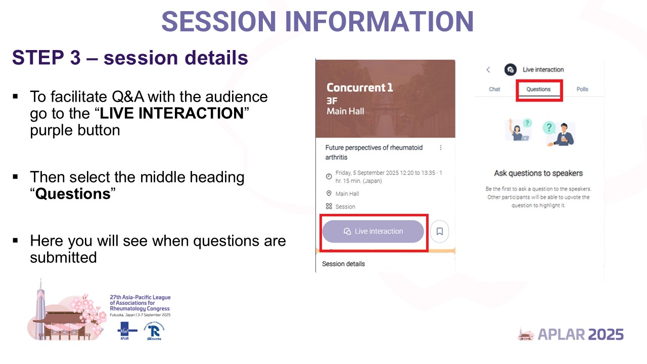 Presentation Guidelines - APLAR Congress